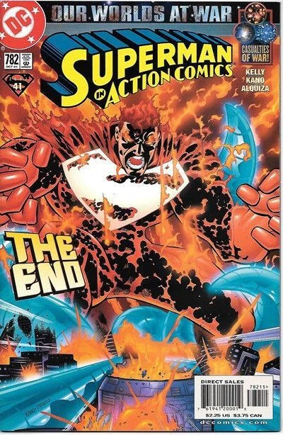 ACTION COMICS COMIC Book #782 Superman DC Comics 2001 VERY HIGH GRADE ...