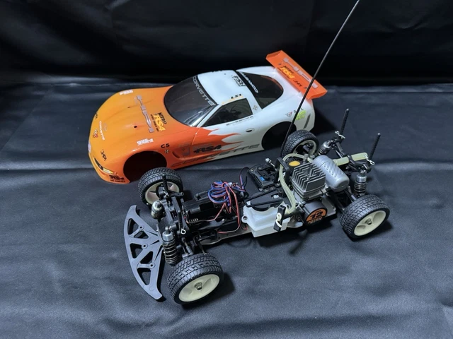 VINTAGE 1997 HPI Racing Nitro RS4 CORVETTE Body Never Run Made in Japan ...