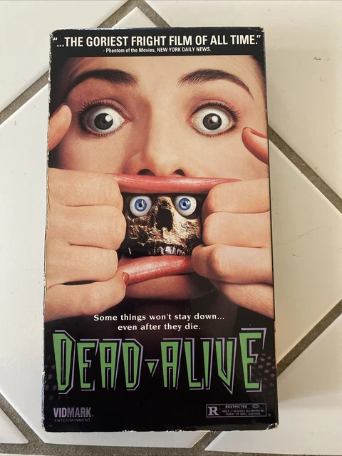DEAD ALIVE CULT Horror VHS Vidmark Video Peter Jackson Gore -free ...