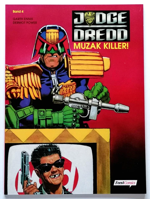 JUDGE DREDD BAND 4 »Muzak Killer!« [Feest Comics / EHAPA] 1. Auflage ...