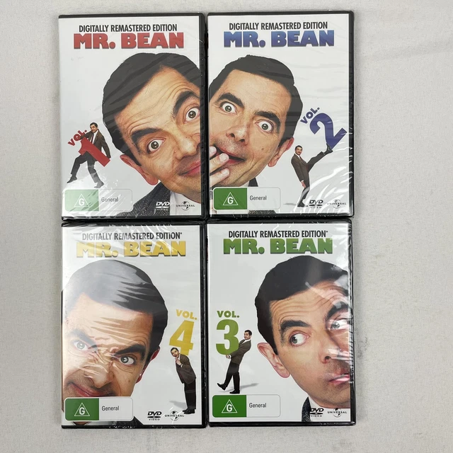 BUNDLE/4 MR BEAN DVD's Digitally Remastered R4 - Vol 1-4 Sealed New ...