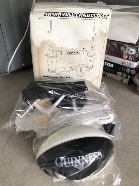 GUINNESS MINI RUGBY Conversion Kit Pub Bar Collectable. Posts, Ball ...