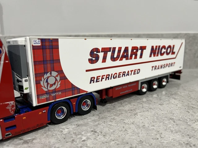 WSI - SCANIA S 650 w/Fridge Trailer - Stuart Nicol - 02-3268 - 1:50 ...