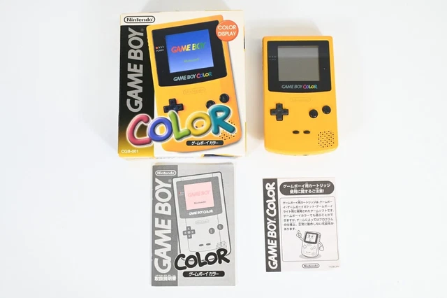 TEST DE LA console Nintendo GAME BOY COLOR GB Jaune CGB-001 EUR 122,42 ...