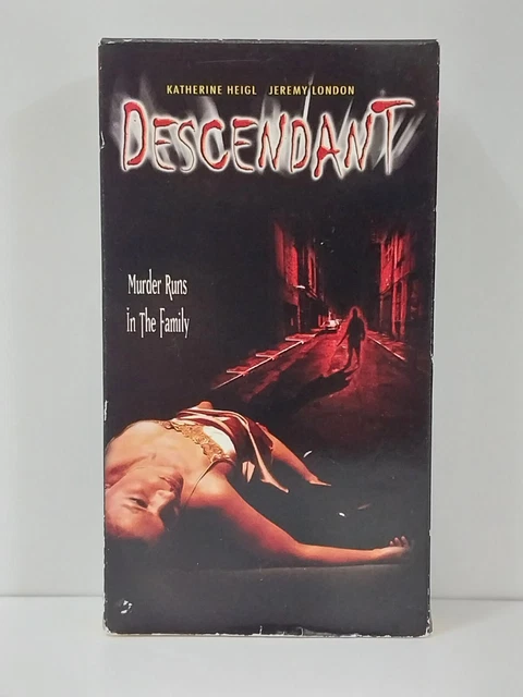 DESCENDANT RARE VHS York Horror / Slasher / Gore 2003 Katherine Heigl £ ...