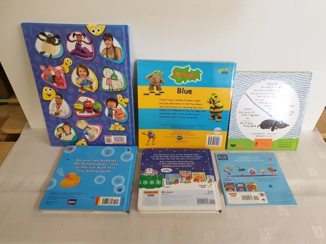 CBEEBIES BOOKS X6 Annual 2018, Hey Duggee, Fimbles, Mr Tumble, Charlie ...