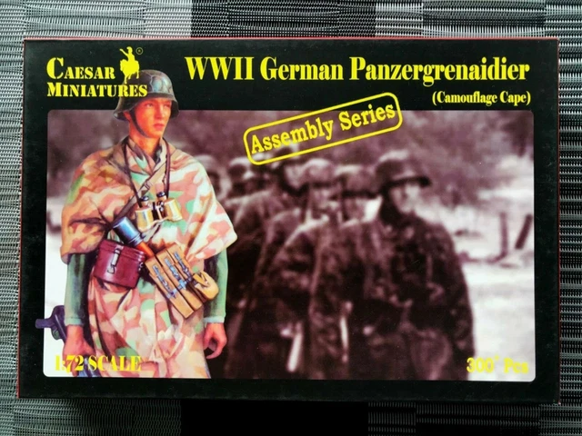 CAESAR MINIATURES 1/72 Ww 2 German Panzergrenaidiers Soldiers Camo ...
