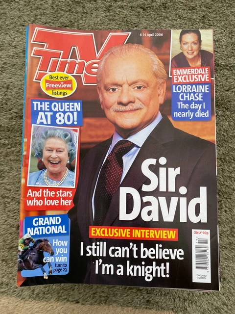 TV TIMES MAGAZINE 8th - 14th April 2006 Amanda Donohoe Lorraine Chase ...