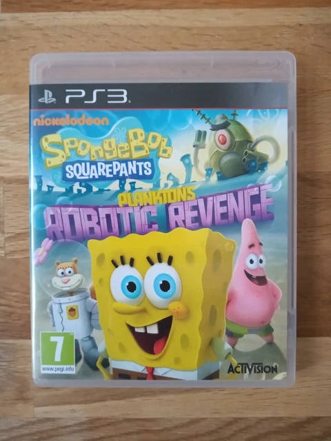SPONGEBOB SQUAREPANTS PLANKTONS Robotic Revenge PS3 PlayStation 3 EXC ...