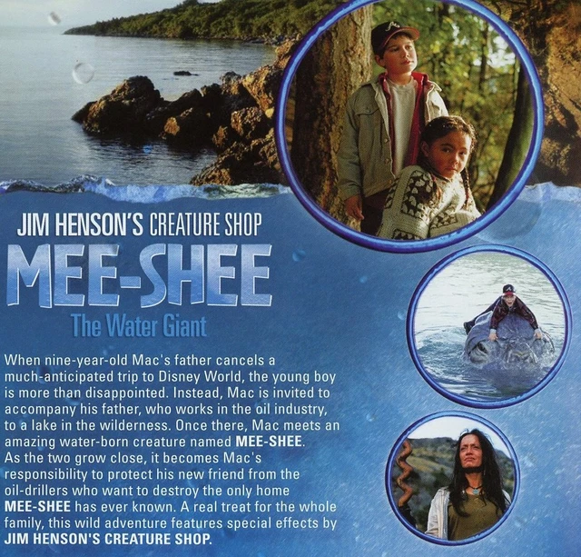 MEE-SHEE THE WATER Giant DVD (Region 4) Bruce Greenwood NEW CASE $8.95 ...