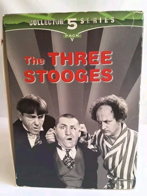 THE THREE STOOGES Collector Series (VHS Collection 5 VHS Tapes 1998) 2 ...