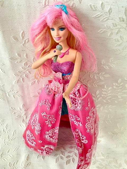 BARBIE PRINCESS & THE POPSTAR 2-in-1 Transforming Singing *Working* $39 ...