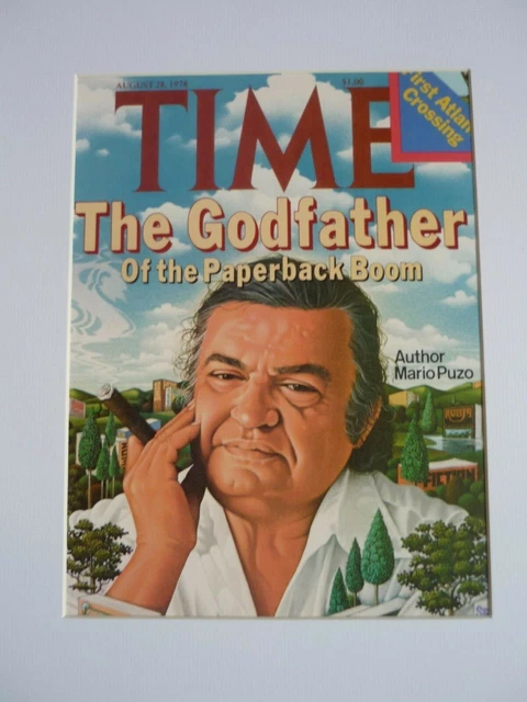 A4 READY MOUNT poster The Godfather rare photos time magazine author ...