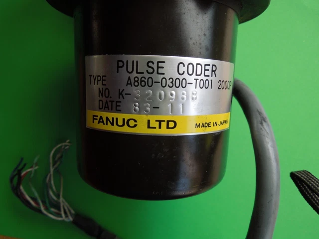 FANUC PULSE CODER A860-0300-T001 2000P coupling but no plug working strip out. £39.95 - PicClick UK
