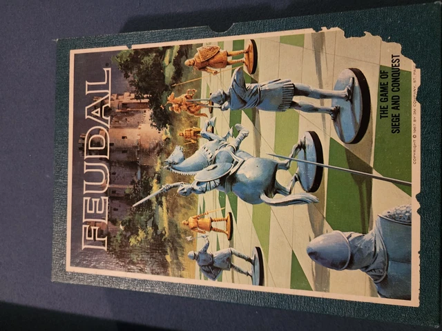VINTAGE 1969 FEUDAL Siege & Conquest 3M Bookshelf Games Board Game ...