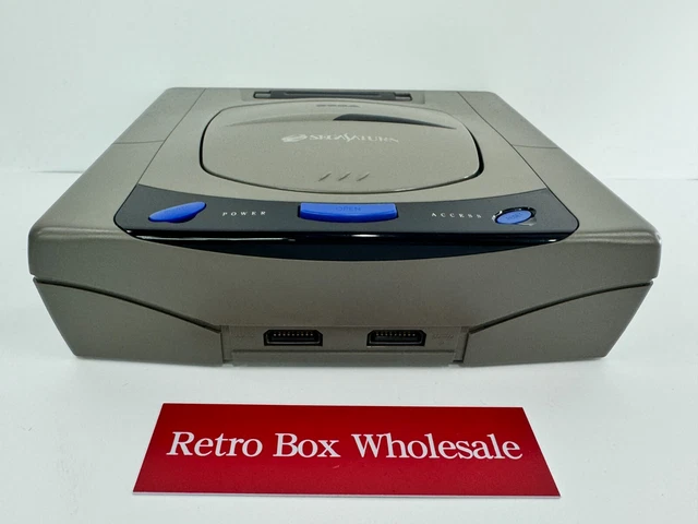 SEGA SATURN CONSOLE Gray Japanese System only HST-3200 1846 For parts £ ...
