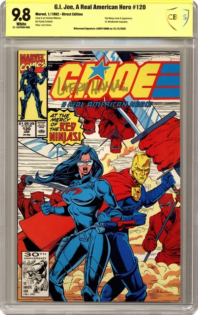 GI JOE UN Vrai Héros Américain #120 CBCS 9.8 SS Larry Hama 1992 21-197F604-005 EUR 209,91 ...