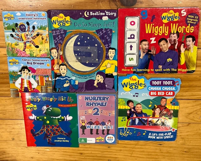 THE WIGGLES ORIGINAL Books x 6 & dvd Picture Books Fun Lot Bundle 2007 ...