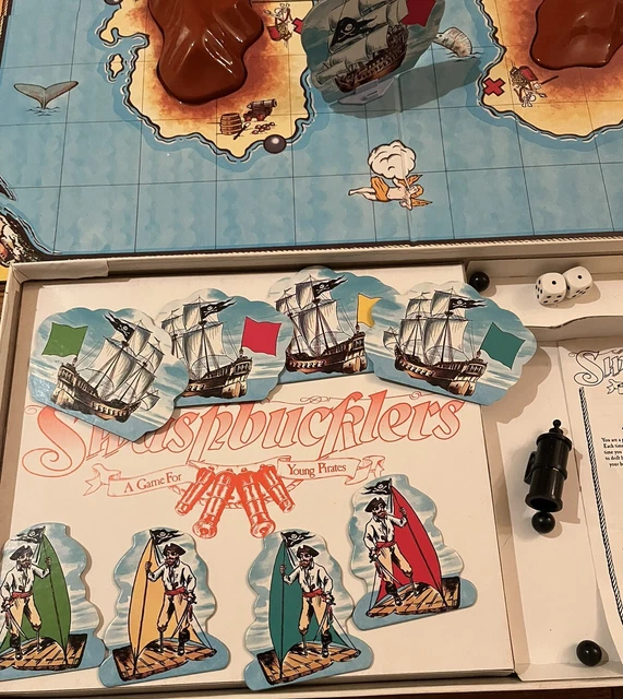 SWASHBUCKLERS A GAME FOR YOUNG PIRATES -Super Scarce-vintage-Excellent ...