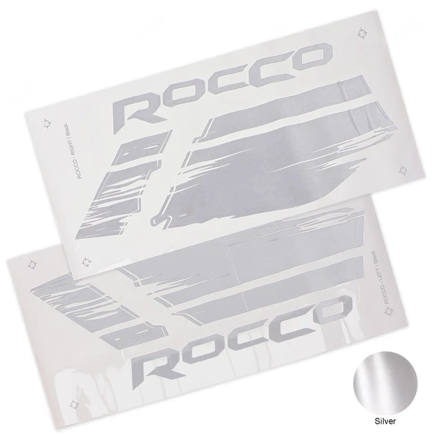 FOR TOYOTA HILUX Revo Rocco SR5 4WD 2015 20 Silver Rear Side Decal ...
