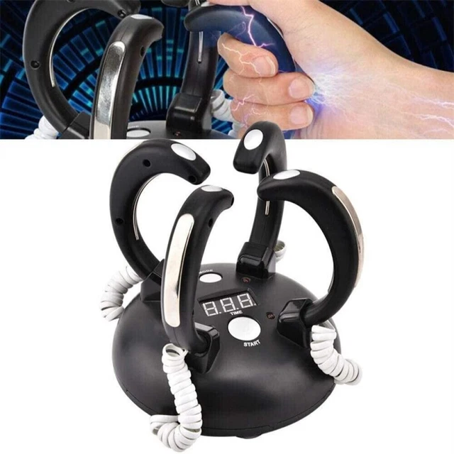 FOUR-HANDED LIGHTNING REACTION Finger Electric Shock Electric Shock ...