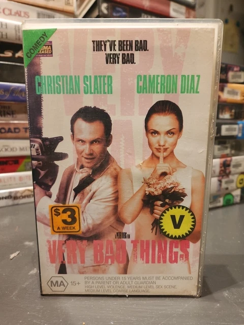 VERY BAD THINGS - Christian Slater - VHS - Big Box Ex Rental V39 £10.64 ...