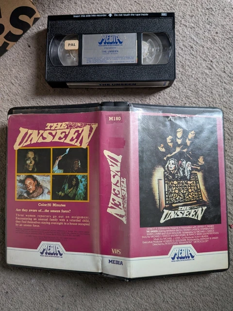UNSEEN - MEDIA Pre Cert VHS 1st release VHS £31.89 - PicClick UK