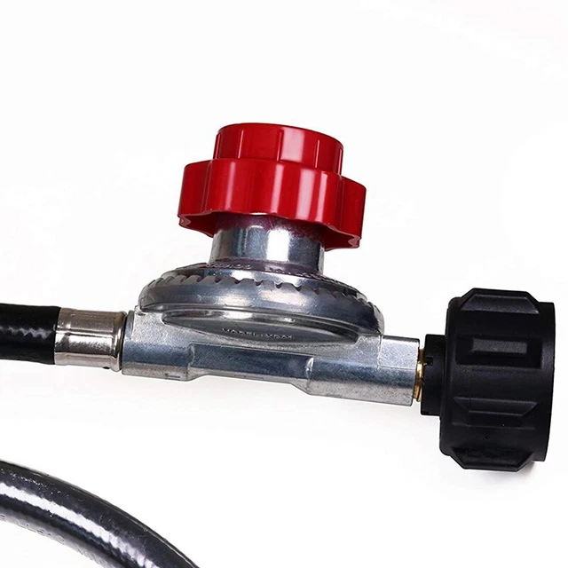 1X(HIGH PRESSURE PROPANE 0-20 Psi Adjustable Regulator With 4Ft Qcc1 ...