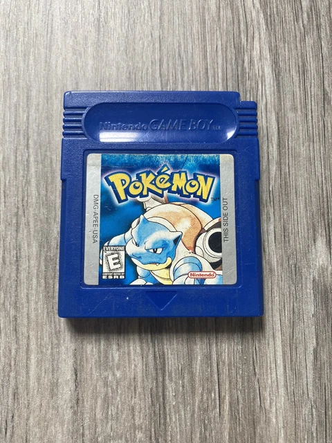POKEMON BLUE VERSION / Pokemon Version Bleue / Pokemon Bleu Game Boy ...