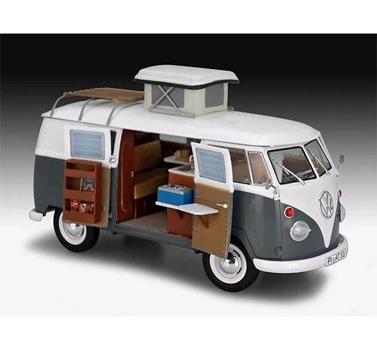 VOLKSWAGEN VW T1 Camper 1:24 Plastique Model Kit Revell EUR 59,46 ...