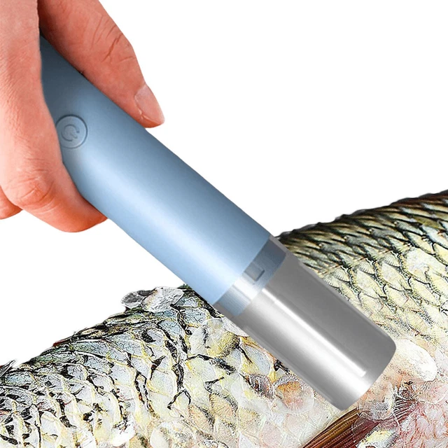 ELECTRIC FISH SCALER Waterproof Rechargeable Cordless Fish Scale ...