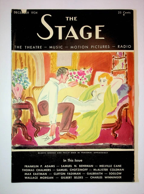 STAGE MAGAZINE VOL. 12 #3 GD- 1.8 1934 Low Grade £8.26 - PicClick UK