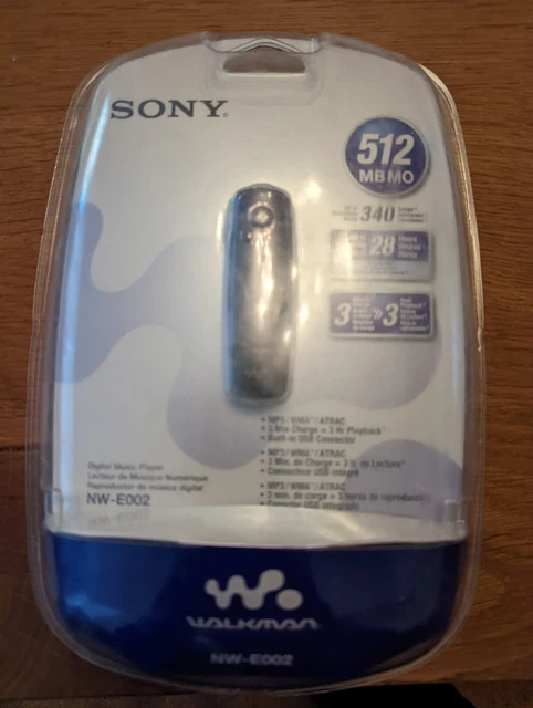 SONY NW-E002 512MB Walkman Sealed RARE Collectors £99.00 - PicClick UK