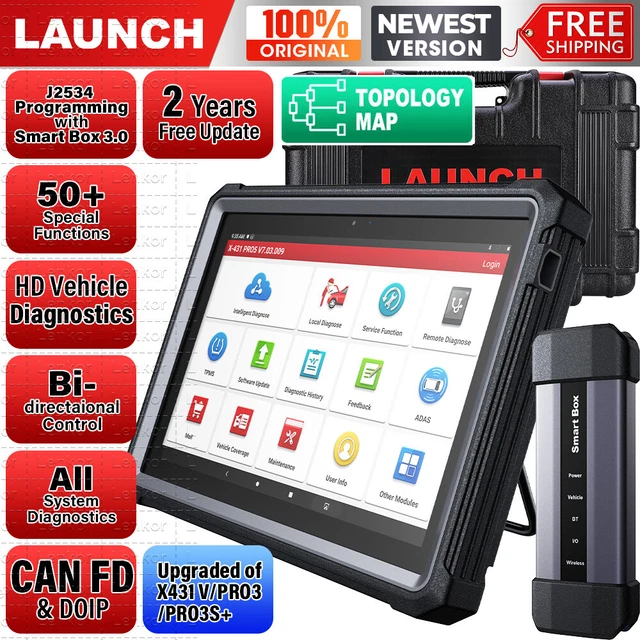 LAUNCH X431 PRO 5 Valise Outils diagnostics OBD Programmation/Codage ...