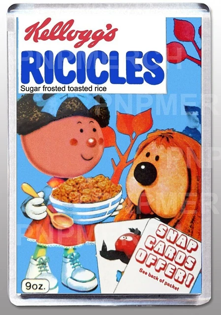 RICICLES MAGIC ROUNDABOUT cereal box LARGE FRIDGE MAGNET - CLASSIC ...