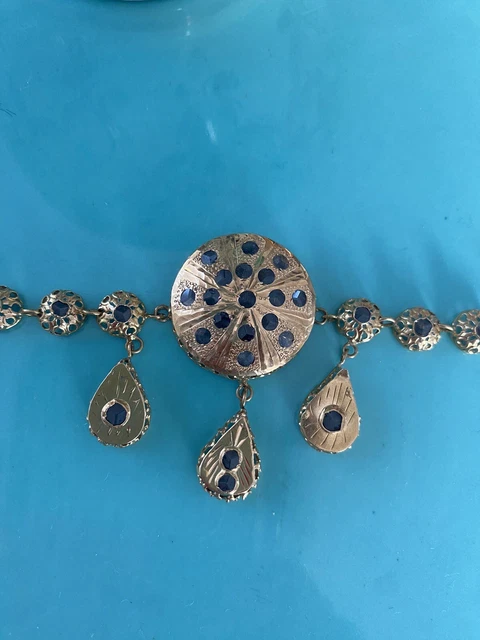 ZEROUF ANCIEN ALGÉRIEN En Or 18 Carats or + médaille vierge or 18 Très ...