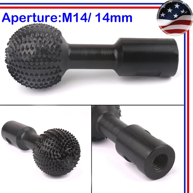 M14 BALL GOUGE Spherical Spindles Shaped Wood Gouge Carving 115/125 ...