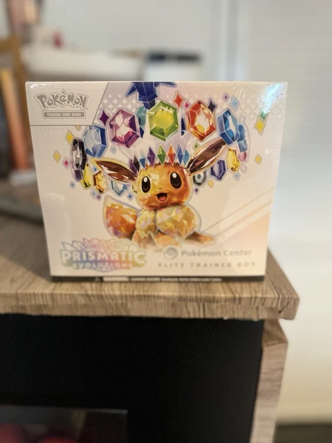 POKÉMON CENTER PRISMATIC Evolutions Elite Trainer Box PC ETB - New ...