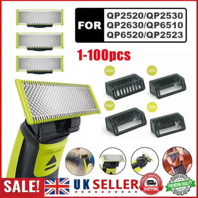 FOR PHILIPS ONEBLADE Razor Shaver QP2520/QP2630 Replacement Blade Head ...