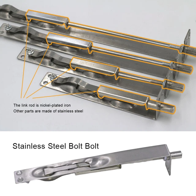 ADJUSTABLE SPRING DOOR Spring Bolts Household Lock Locking Accessories ...