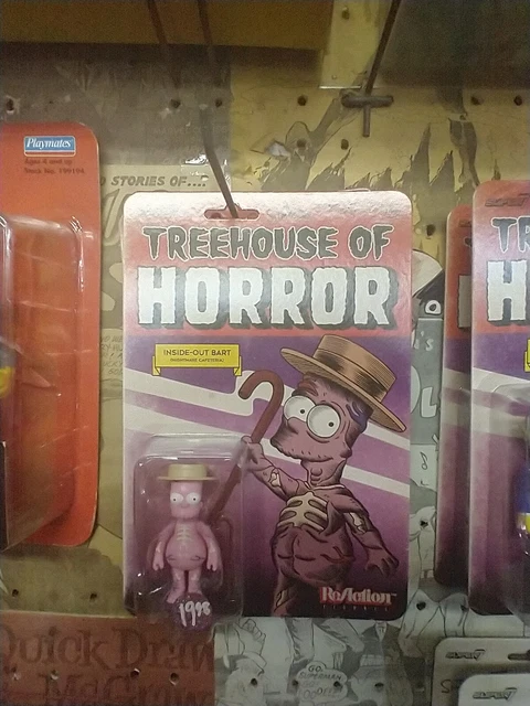 INSIDE-OUT BART THE Simpsons Treehouse of Horror Super7 ReAction Figure ...