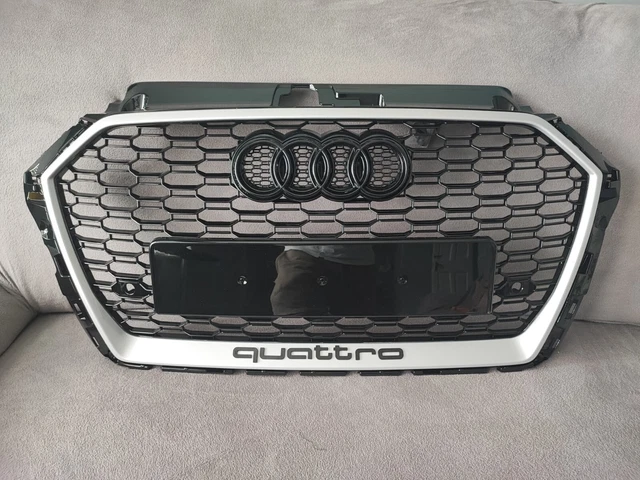 AUDI A3 S3 8V Facelift honeycomb grill (Satin Chrome Edition Quattro) £200.00 - PicClick UK