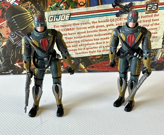 Gi Joe Pit Viper V1 Cobra Infiltration Trooper Cobra Army Builder 2 Figure Eur 1168 Picclick It