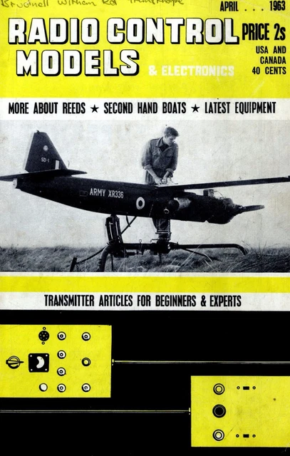 RADIO CONTROL MODELS & ELECTRONICS MAGAZINE 1963 apr EUR 12,12 ...