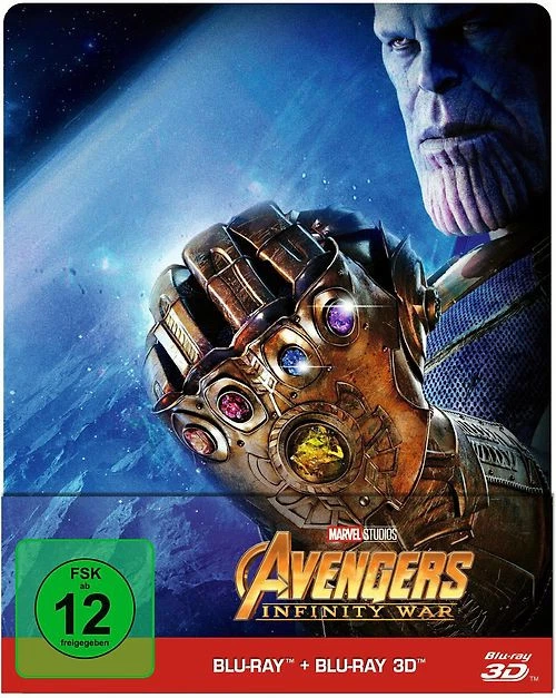 AVENGERS: INFINITY WAR 3D [inkl. Blu-ray, Steelbook] EUR 11,39 ...