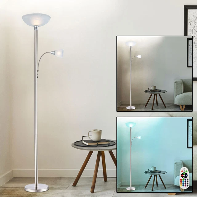 LED LAMPADAIRE RGB Télécommande Flexo Lampe la Vie Chambre Couvrir ...