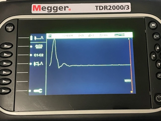 MEGGER TDR2000/3 ECHOMETER TDR echometer for fault locating £1,742.14 ...