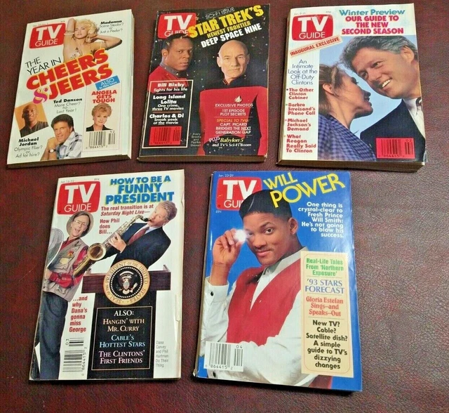 1993 TV GUIDE Magazines Broadcast & Cable Listings PICK YOUR ISSUE(S ...
