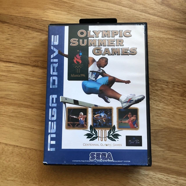 OLYMPIC SUMMER GAMES - Sega Mega Drive - PAL - Boxed - Retro Blue Spine ...