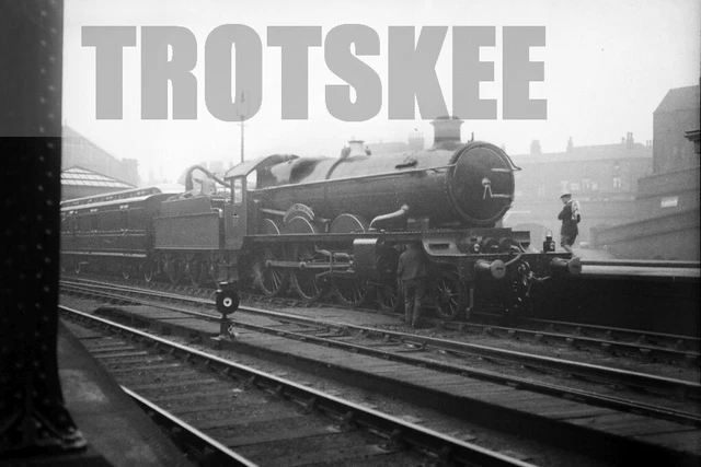 GLASS NEGATIVE LMS London Midland Scottish Railway Steam Loco 111 Nott ...